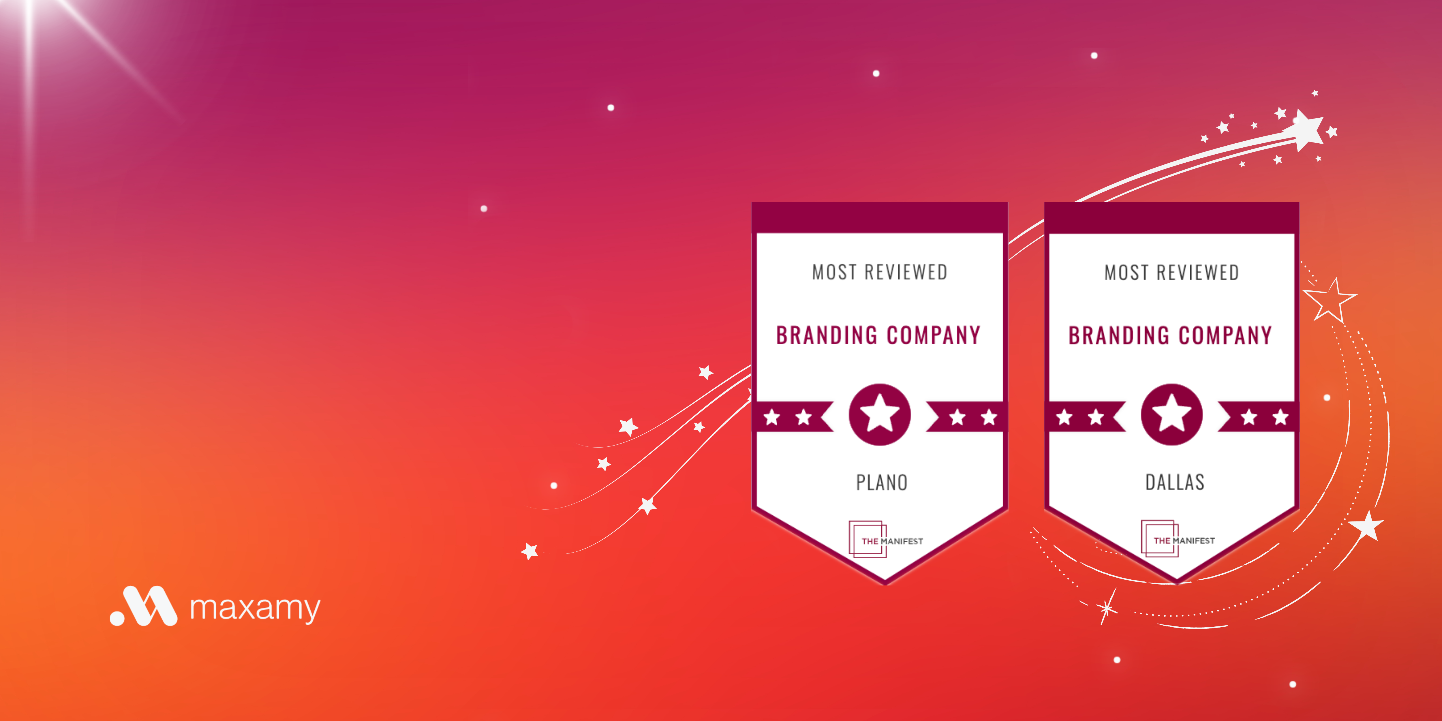 Maxamy | Manifest Honors Dallas Branding Agency in 2024
